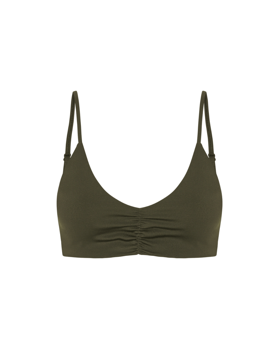 Scrunch Bra - Forest Green | Exercere – Exercere International